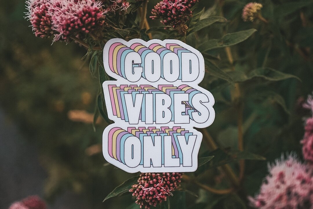 Good Vibes Only / Adventure Vinyl Decal Bumper Sticker / Laptop Sticker ...
