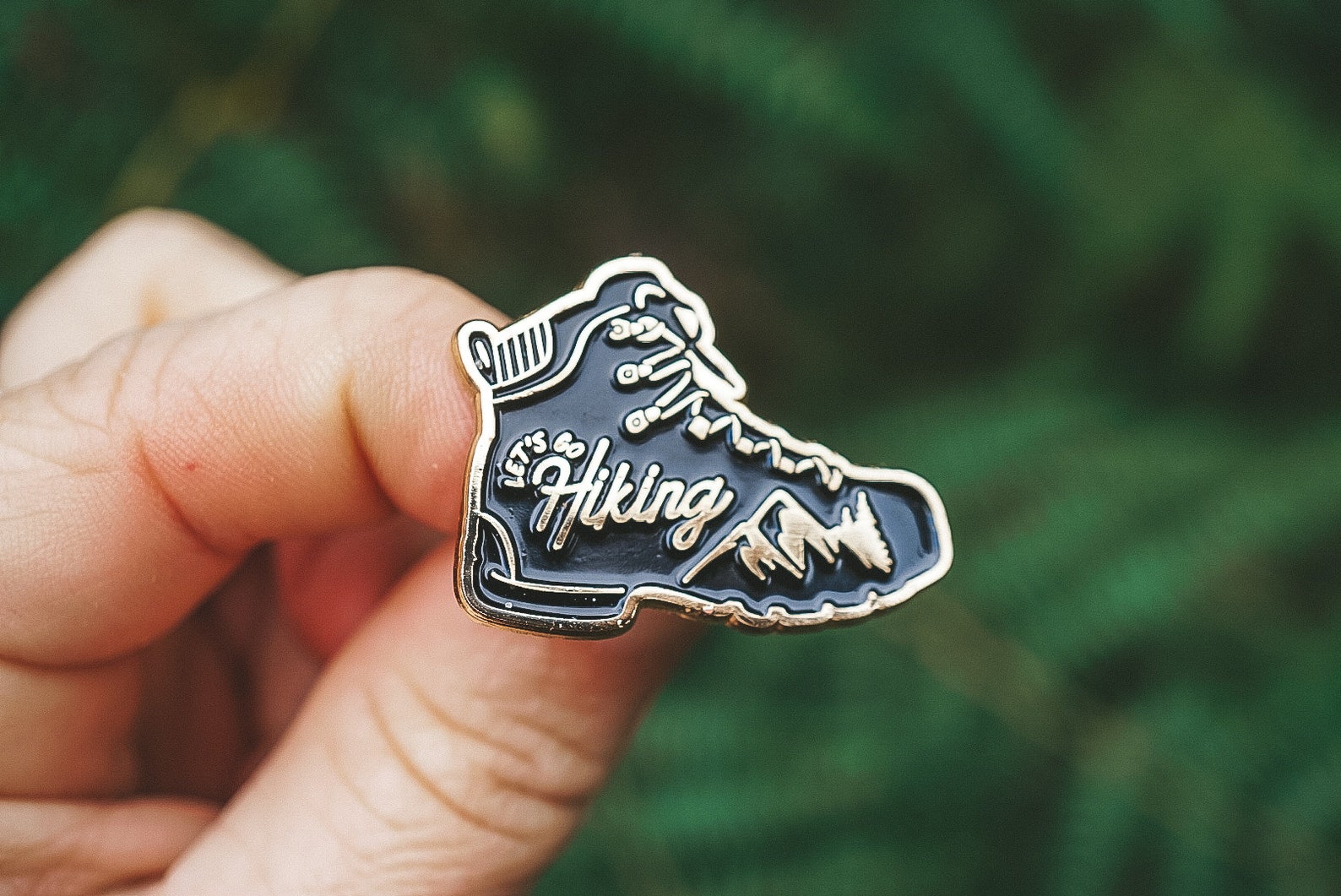 Hiking Enamel Pin Badge / Walking Boot Pin Badge / Adventure - Etsy UK