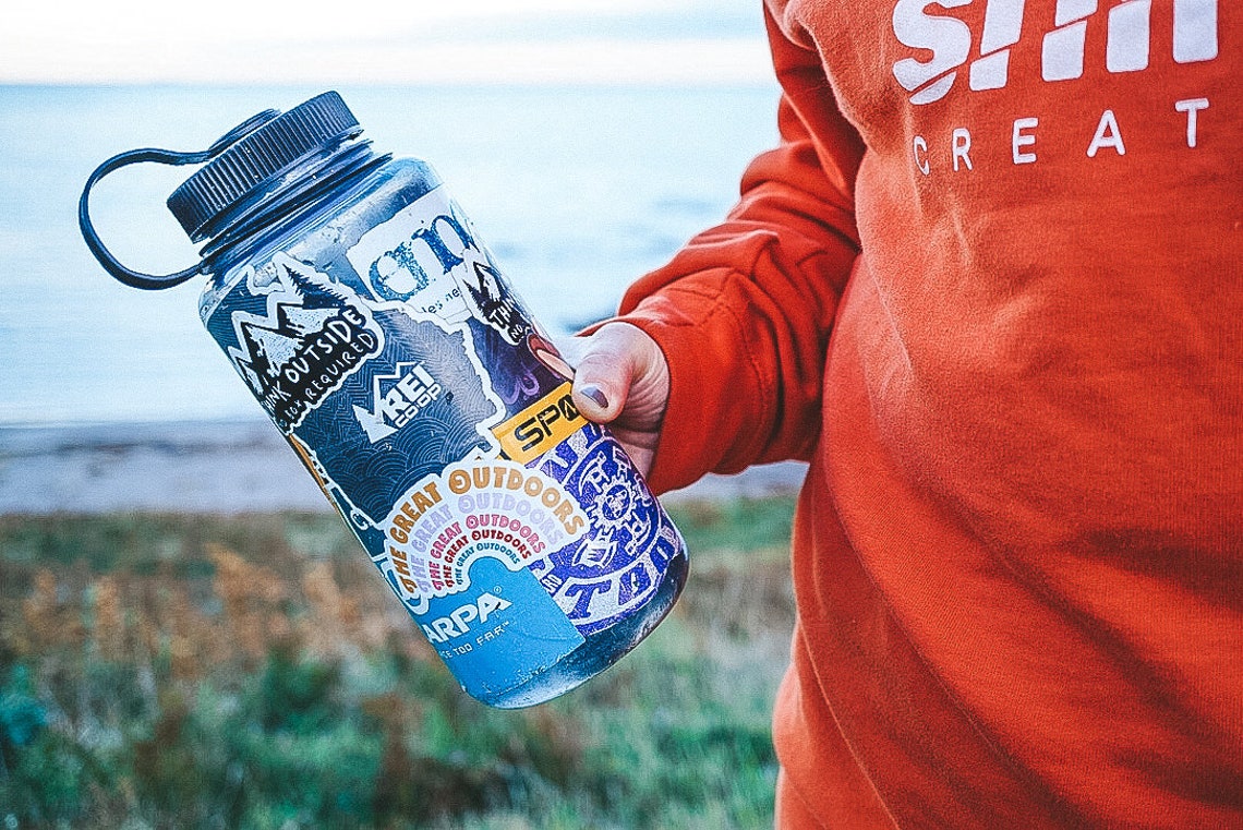 Let's go hiking / Adventure vinyl decal bumper sticker / | Etsy