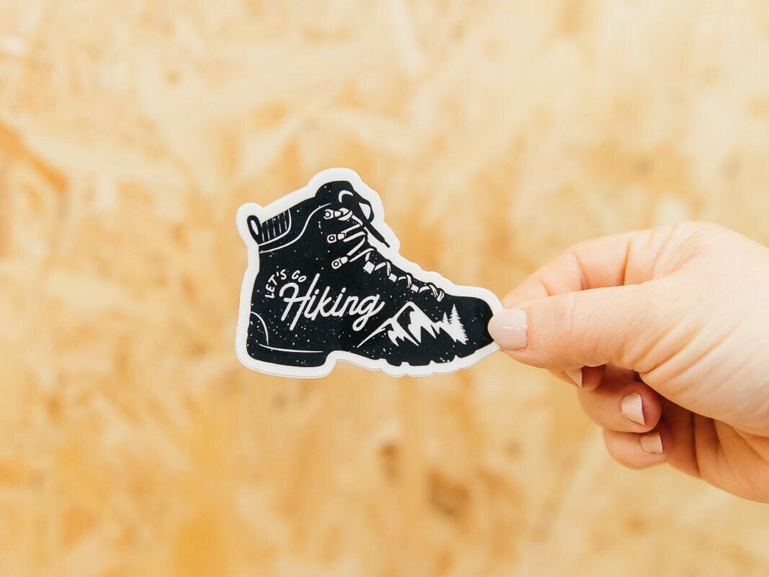 Let's Go Hiking / Adventure Vinyl Decal Bumper Sticker / Van Decal ...