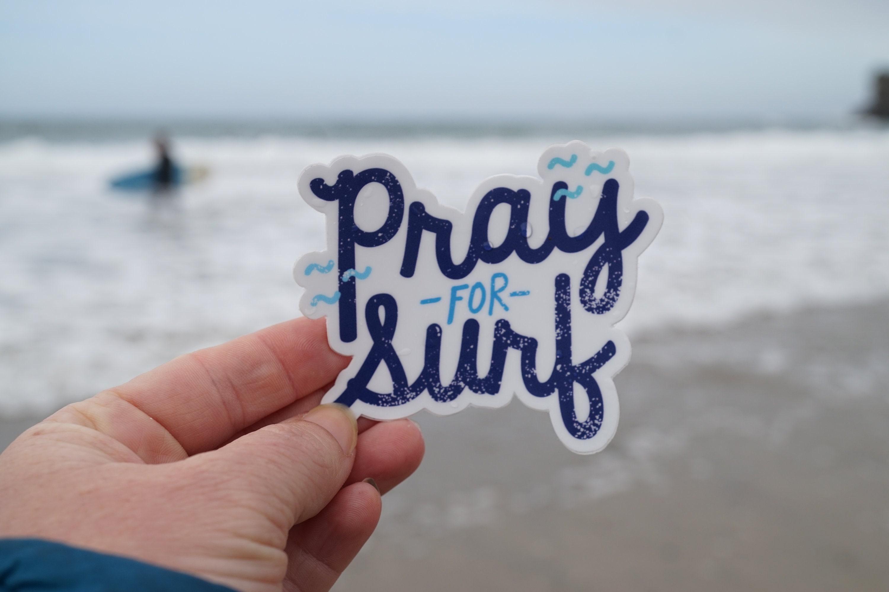 Pray for Surf / Adventure Vinyl Decal Bumper Sticker / Van | Etsy