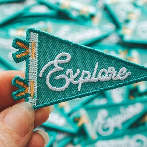 Explore Embroidered Patch / Adventure Iron on Patch / Backpack - Etsy