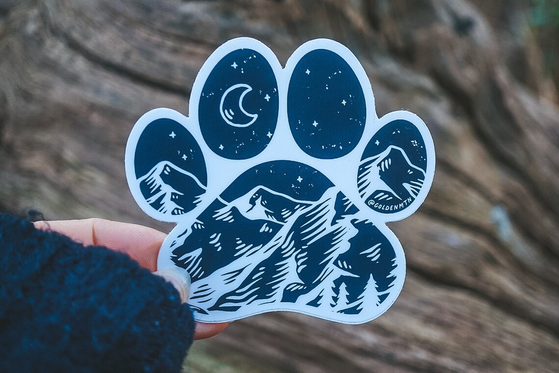 Adventure Paws Sticker / Dog Vinyl Decal Bumper Sticker / Van - Etsy