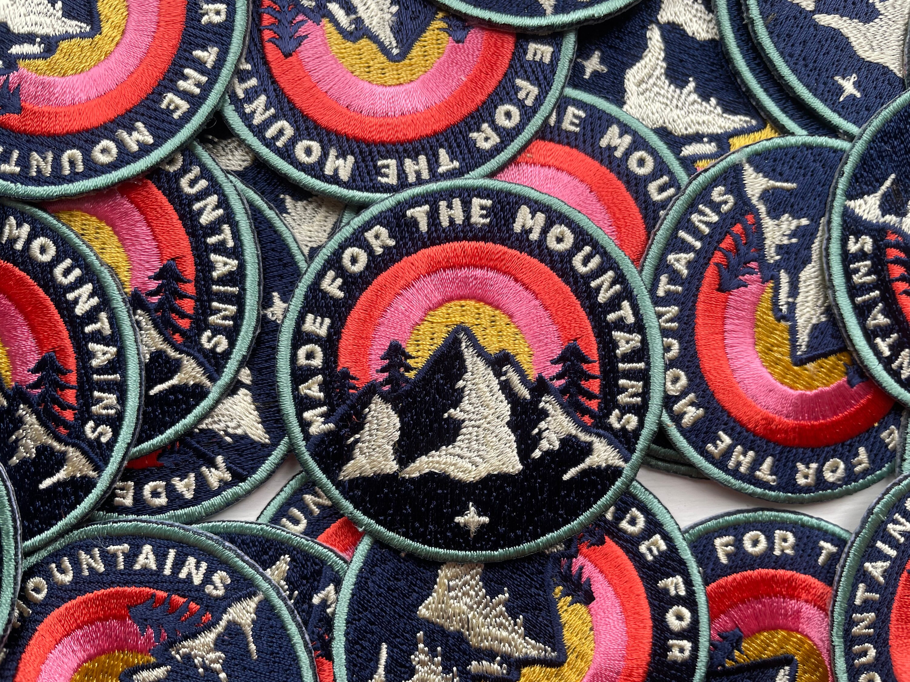 Made for the mountains Embroidered Patch / Adventure Iron on | Etsy
