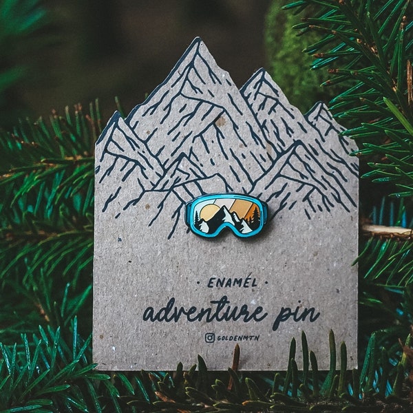 Ski Pin - Etsy