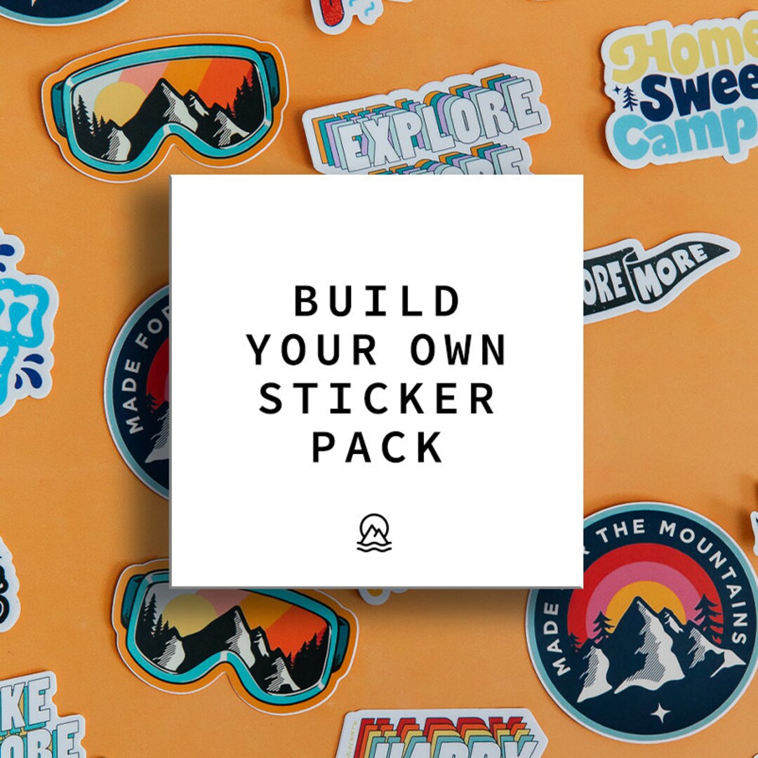 BUILD YOUR OWN Adventure Sticker Pack / Vinyl Decal Bumper Stickers ... BUILD YOUR OWN Adventure Sticker Pack / Vinyl Decal Bumper Stickers ...