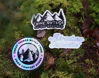 Adventure Vinyl Sticker Pack - Etsy