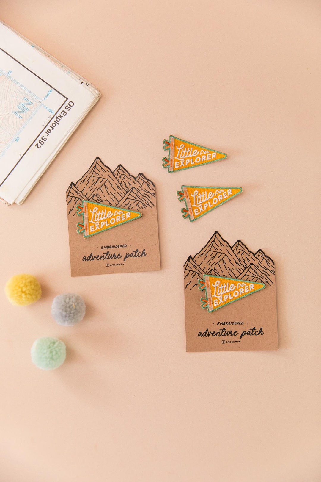 Little Explorer Embroidered Patch / Kids Adventure Iron on Patch ...