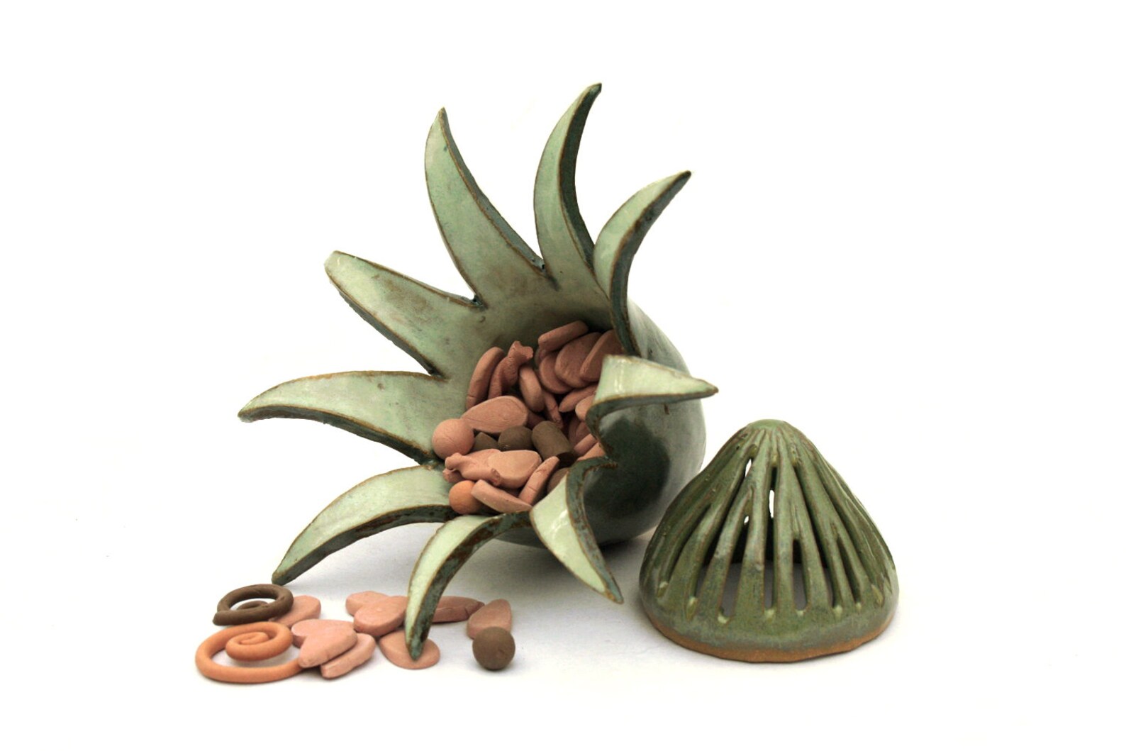 Cactus Flower Pod Spa Handmade Pottery - Etsy