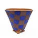 Blue Checkerboard Planter Handmade Pottery for Succulents, Cactus ...