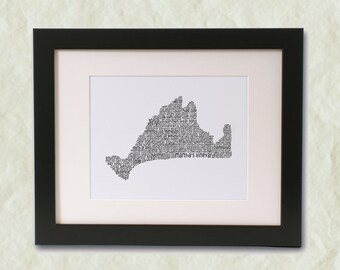 Cape Cod Word Art Print | Etsy