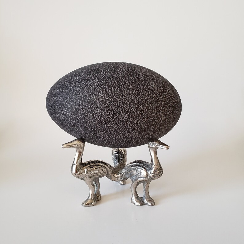 Crystal Sphere Display Stand: Ostrich Egg Holder, Base for Glass Orbs ...