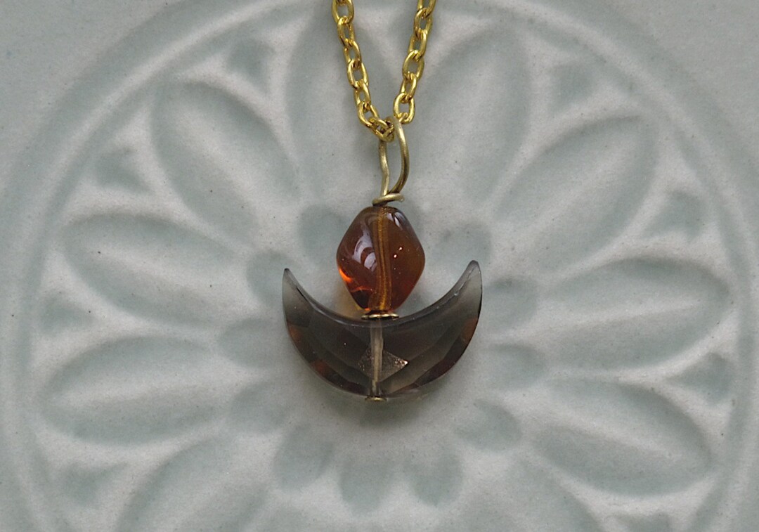 UU Chalice Pendant, Gender Neutral Gift, Optional Chain, Smoky Topaz ...
