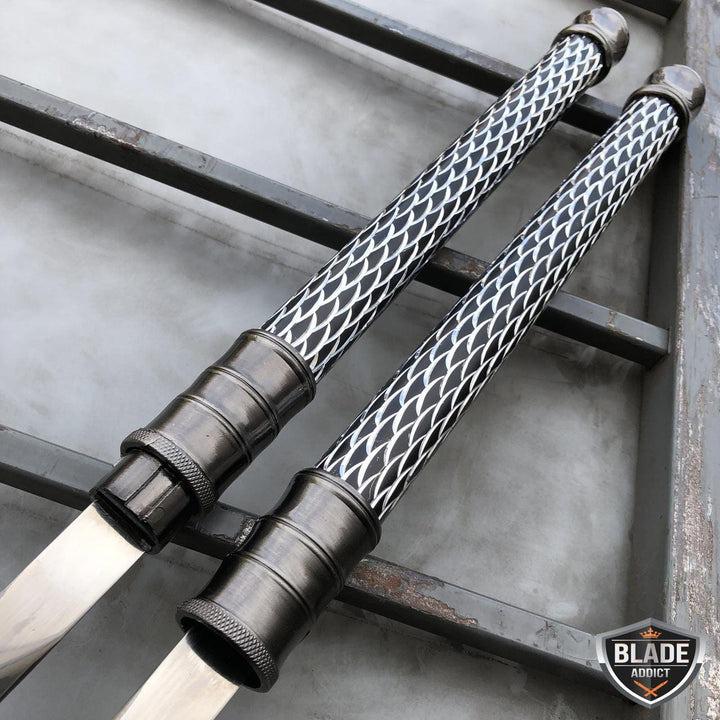 Handmade Twin Katana Set: Ninja Samurai Concealed Swords for Cosplay - Etsy