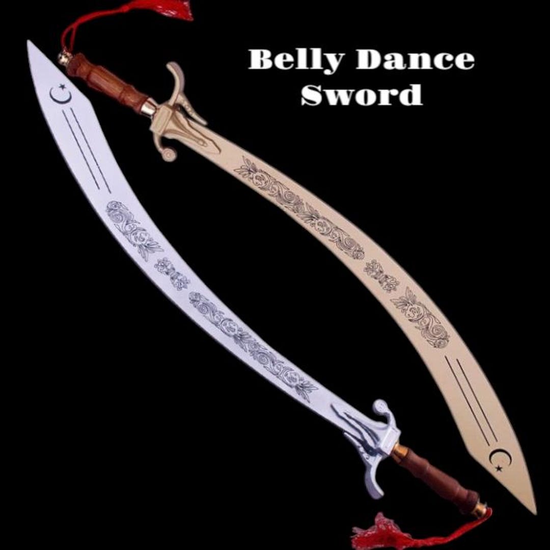 Handmade Dragon Scimitar Replica Sword for Belly Dance or Cosplay ...
