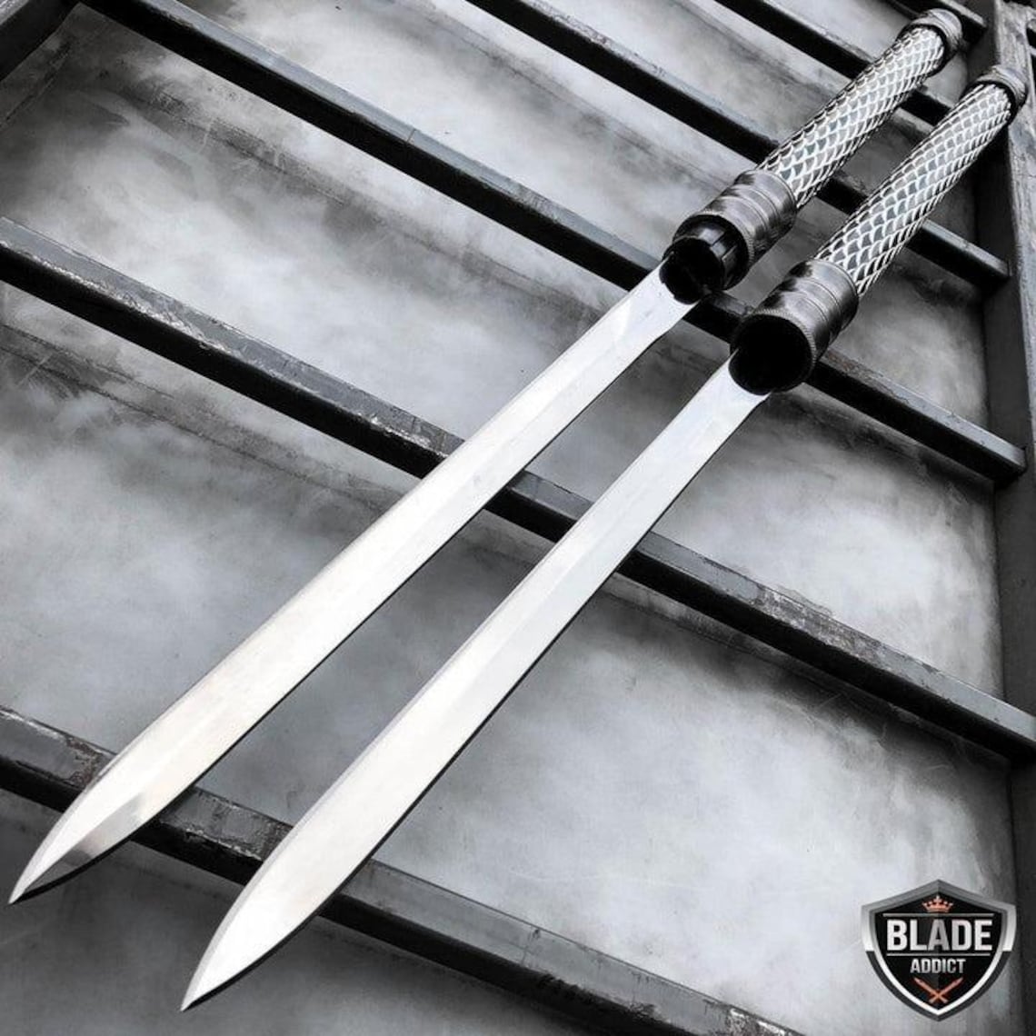 Handmade Twin Katana Set: Ninja Samurai Concealed Swords for Cosplay - Etsy