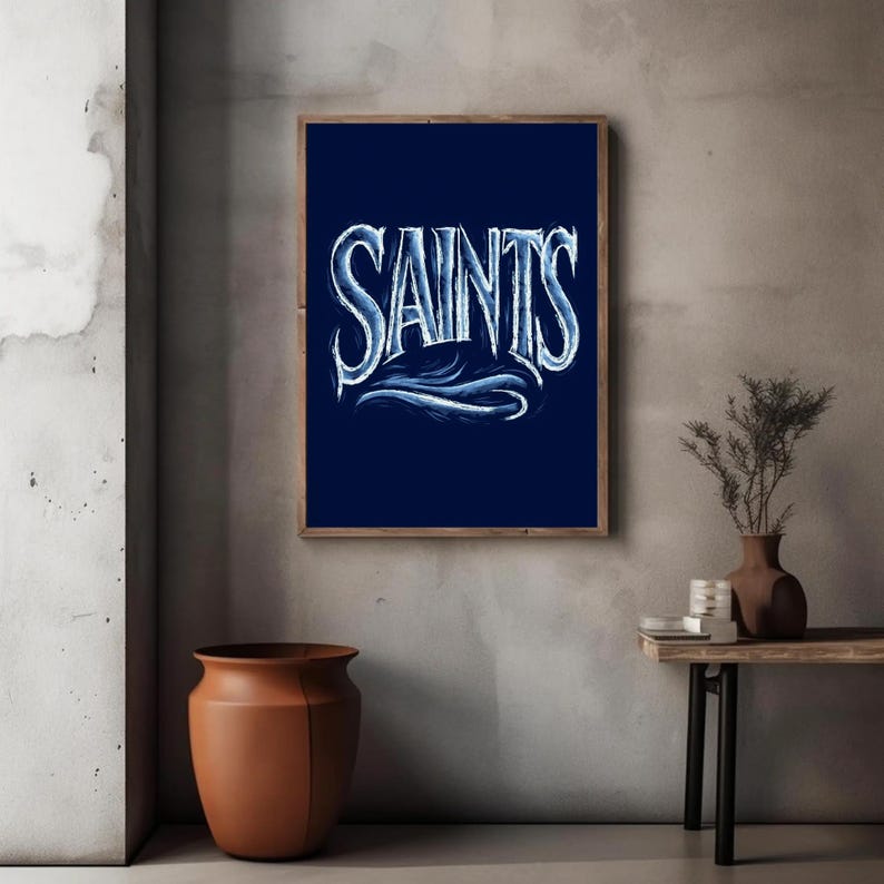 Graffiti Saints Digital Poster: Bold Urban Wall Art (instant Download ...