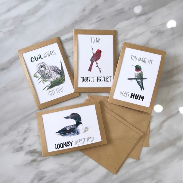 Bird Pun Greeting Cards - Etsy