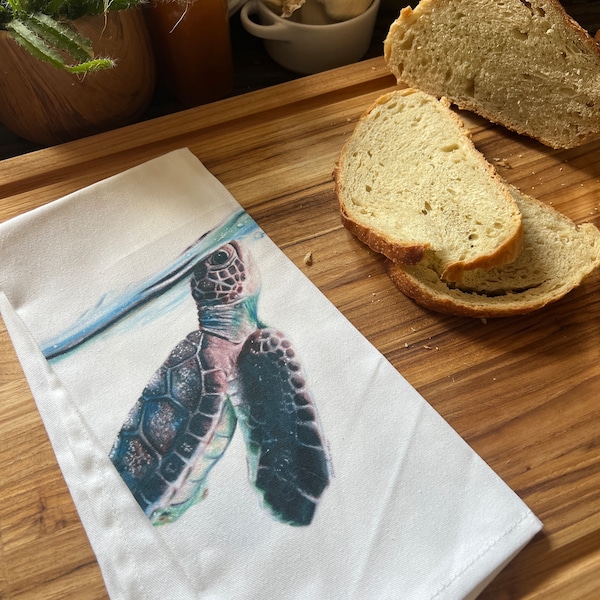 Sea Turtle Towel - Etsy