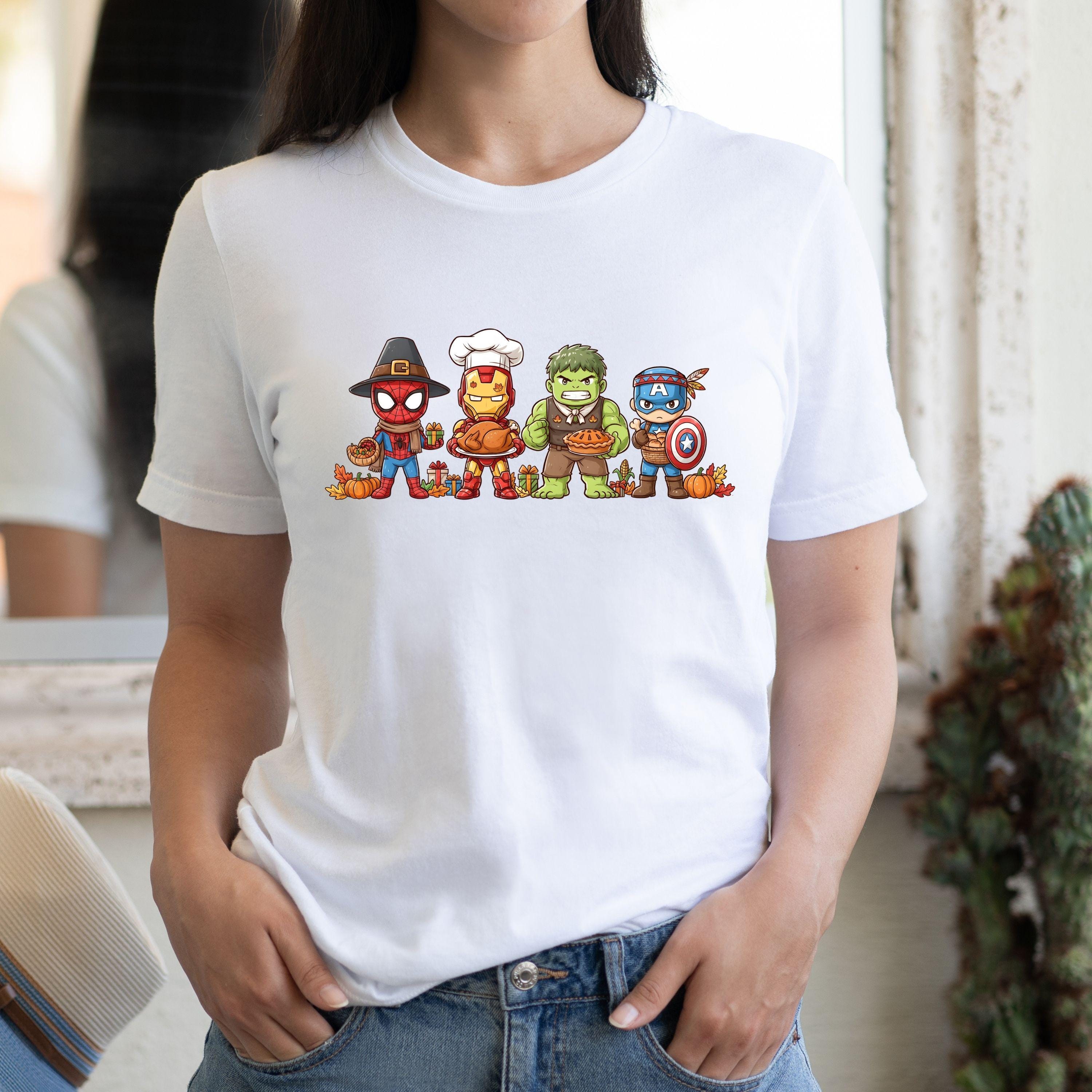 Thanksgiving Superhero DTF Transfer, Funny Holiday Print - Etsy
