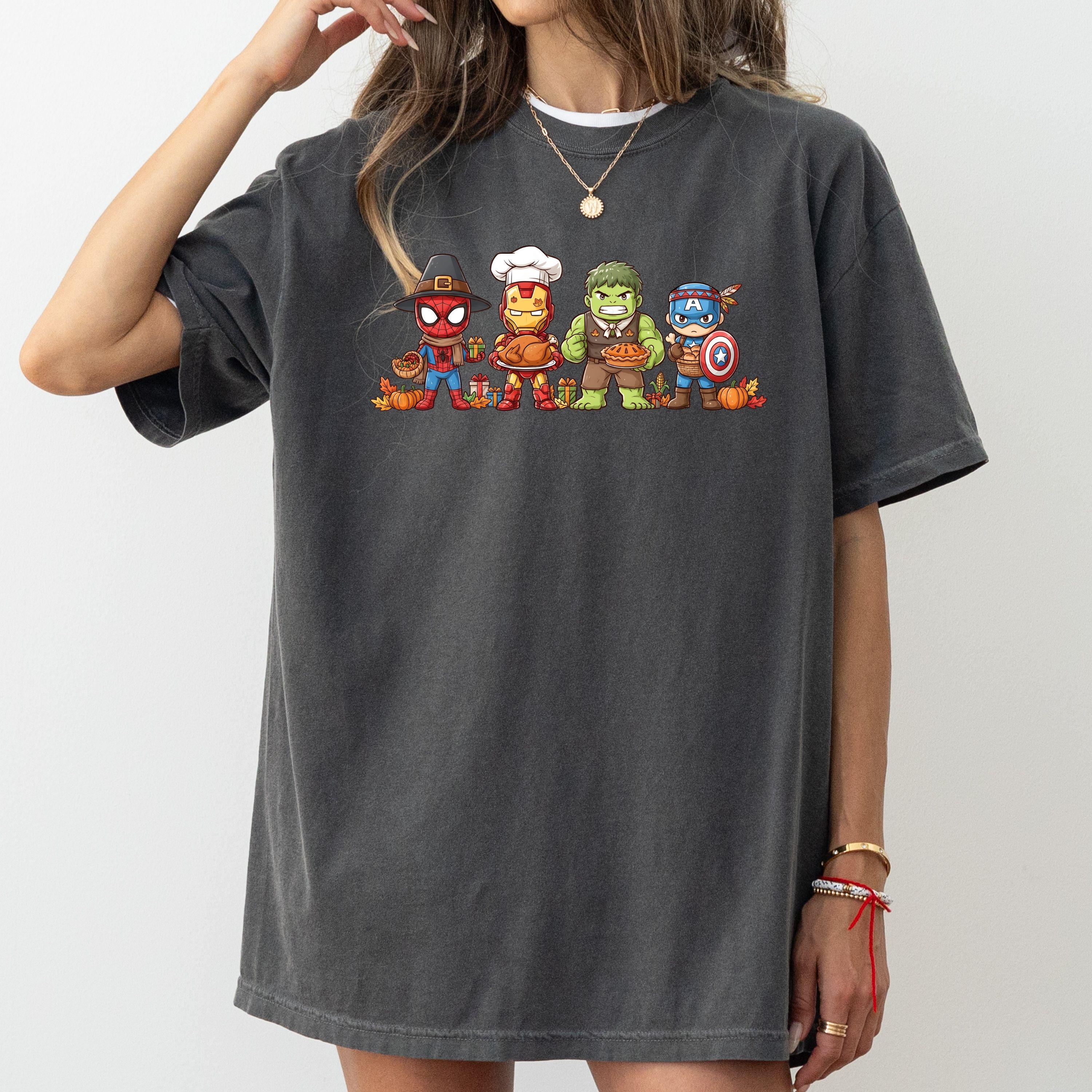 Thanksgiving Superhero DTF Transfer, Funny Holiday Print - Etsy