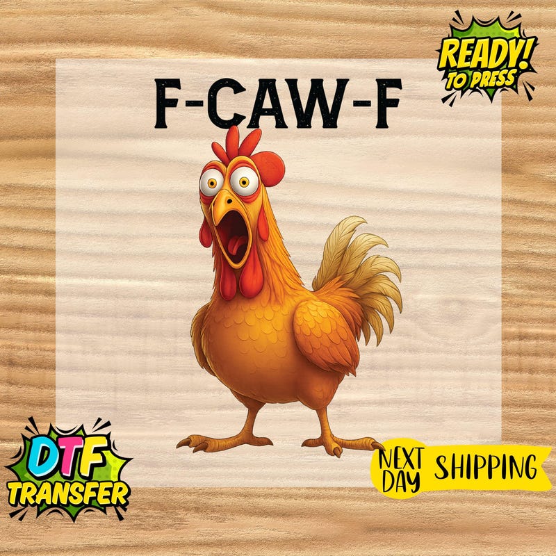 F Caw F Print Dtf - Etsy
