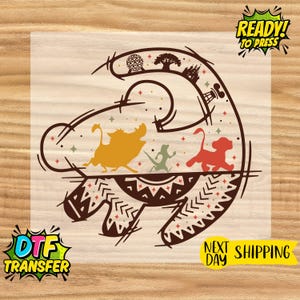 Hakuna Matata DTF Transfer, Disney Lion King Ready to Press - Etsy