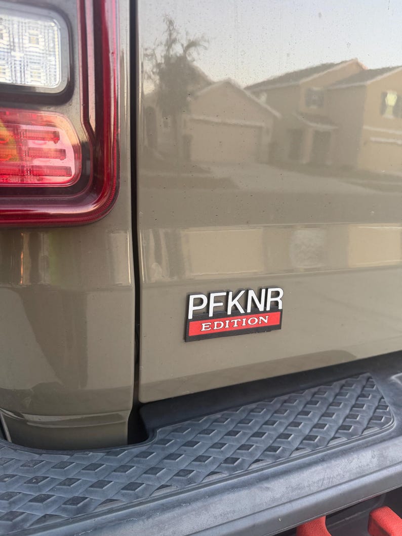 PFKNR Edition Car Emblem - Etsy