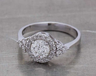 1 carat diamond ring | Etsy