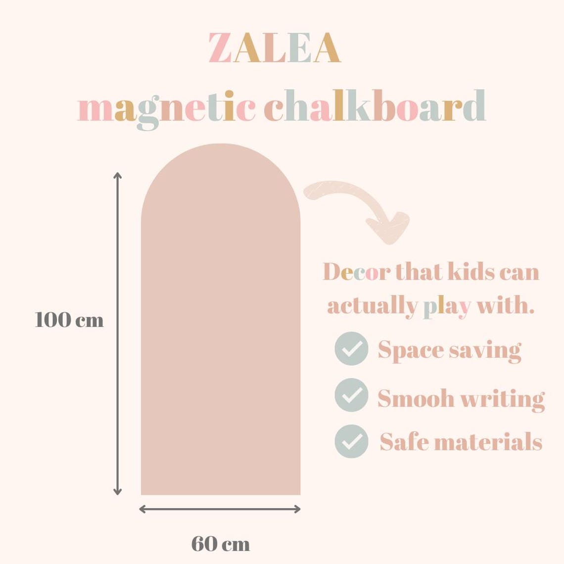 Magnetic Wall Decal for Kids Reusable Montessori Drawing Board ...