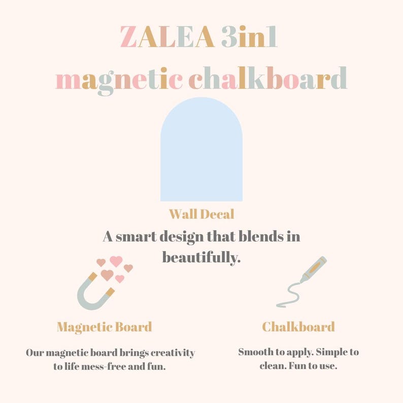 Magnetic Wall Sticker for Kids/fun Drawing Board for Playroom and ...