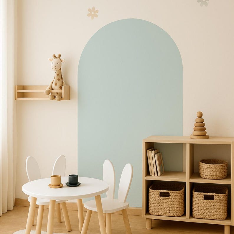 Magnetic Wall Decal for Kids Reusable Montessori Drawing Board ...