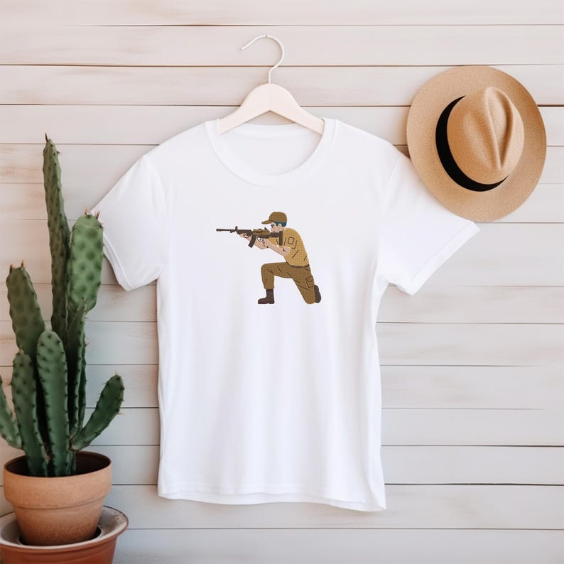 Army Military Soldier Training Embroidery Design, Military Soldier ...