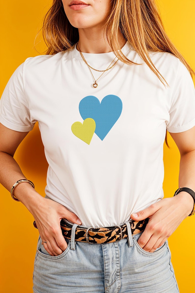 Ukraine Heart Flag Embroidery Design Bundle, Patriotic Machine ...