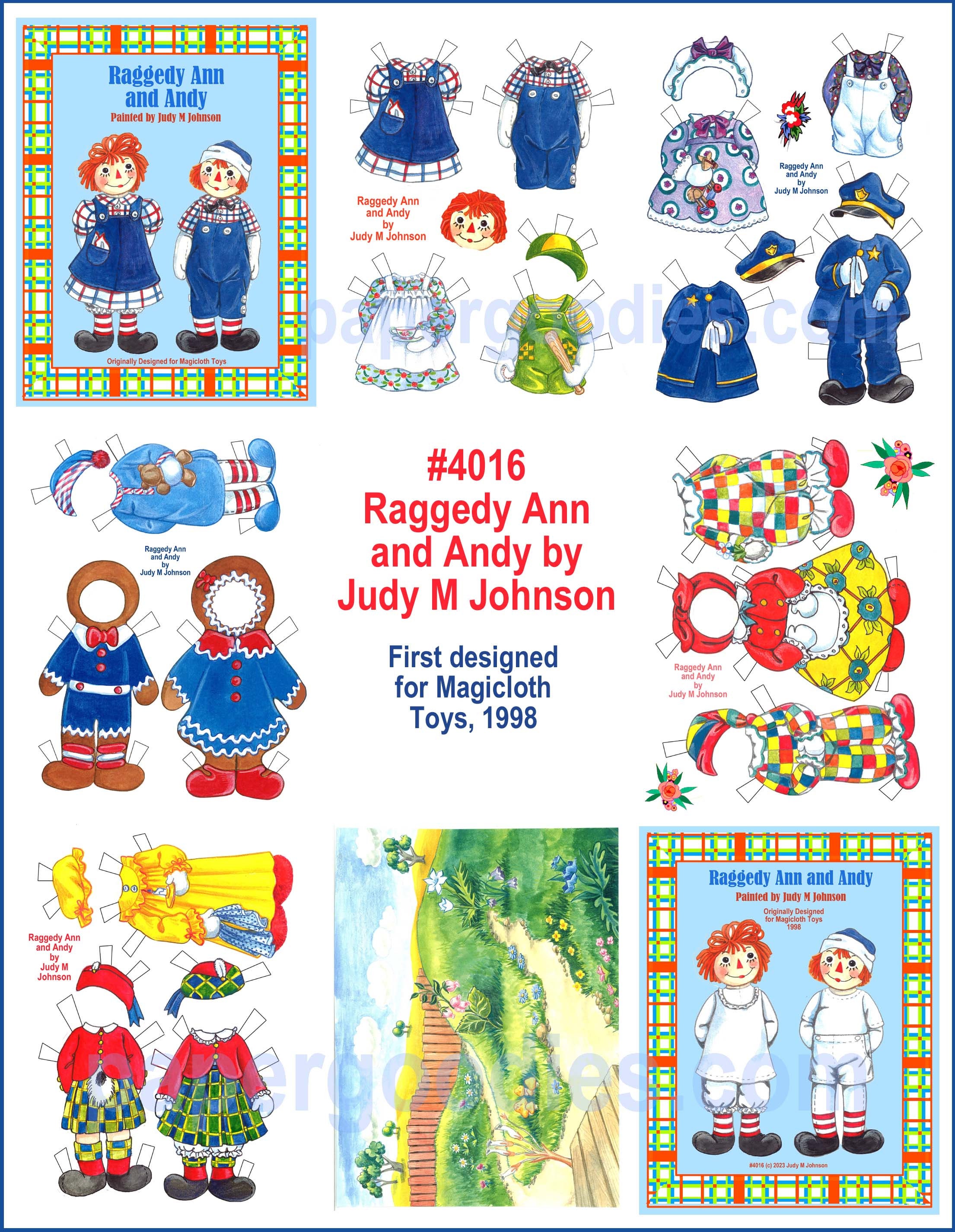 Judy Johnson Paper Dolls
