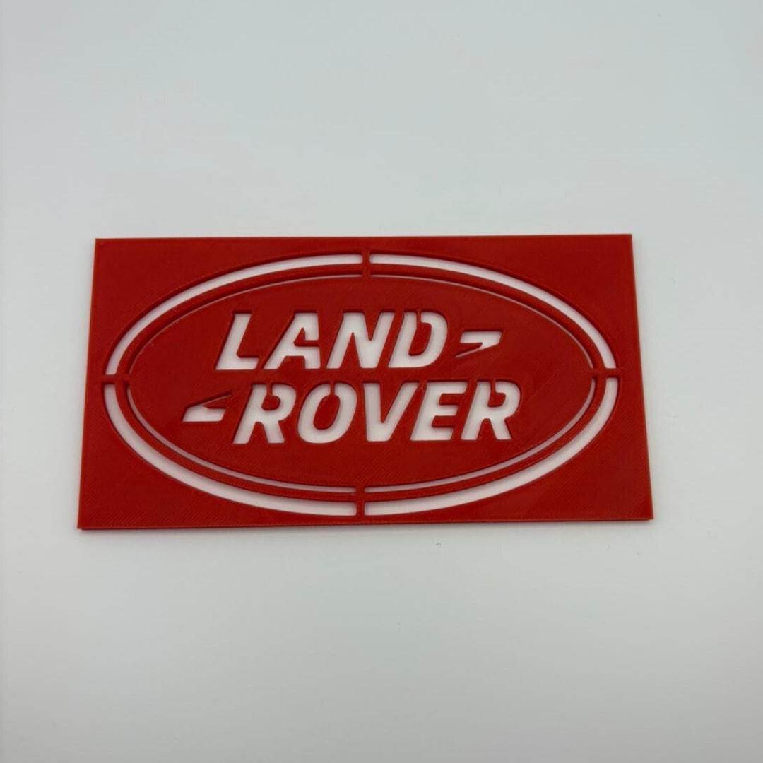 Land Rover Carpet Logo Stencil-3d Printed Car Detailing Template for ...