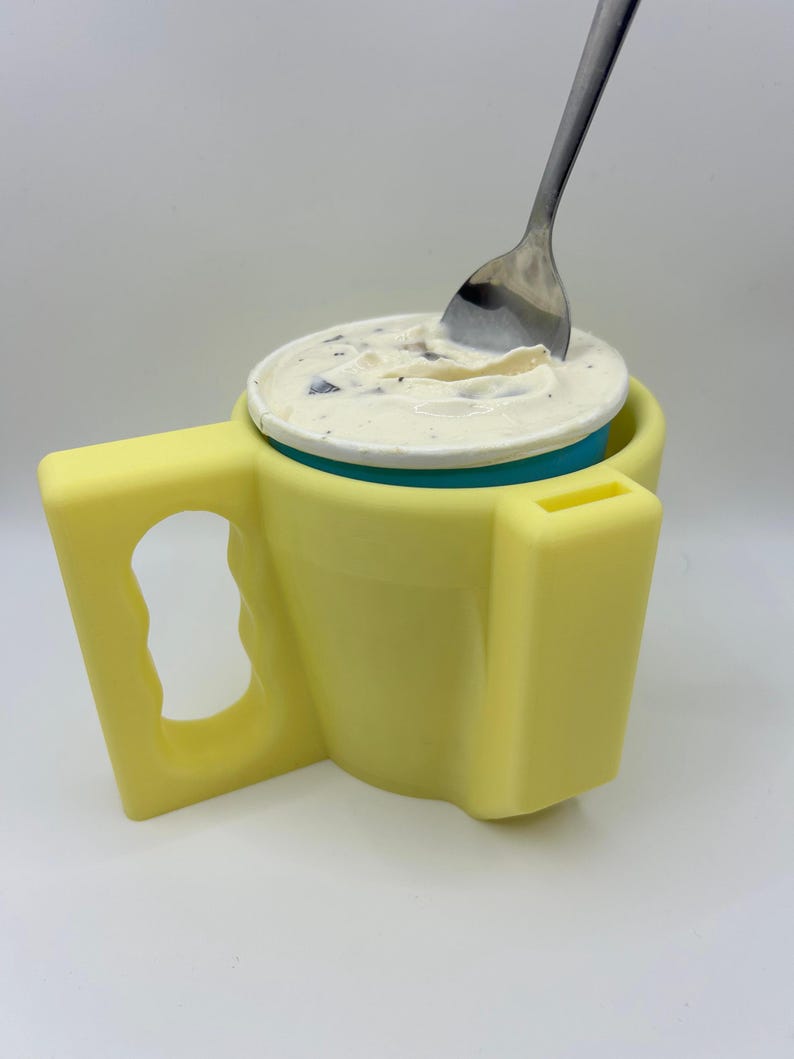 Ice Cream Pint Holder | Ben & Jerry's Compatible | Comfortable Eating ...