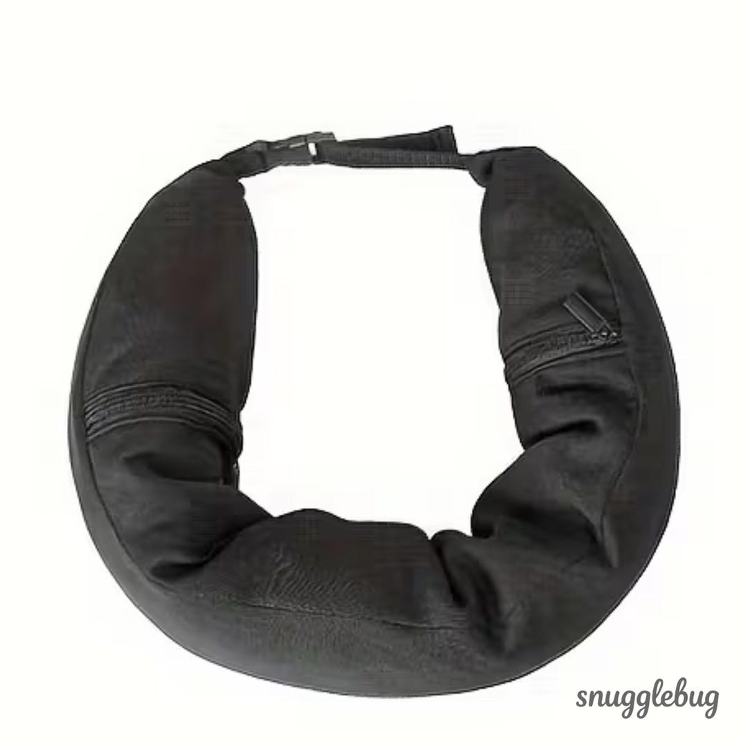 Stuffable Travel Pillow Bag – Adjustable Fillable Neck Pillow Case ...