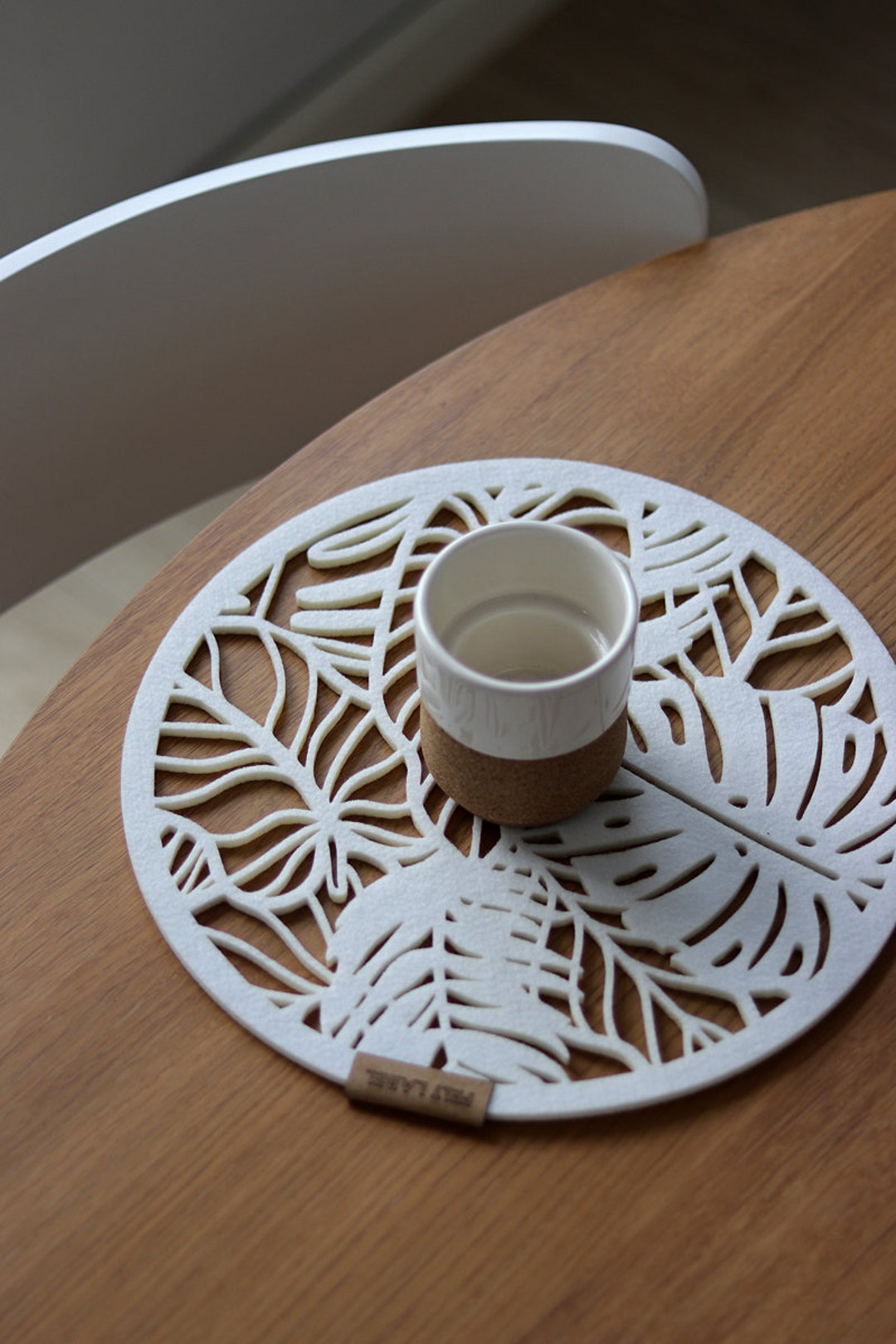 Felt Coaster Felt Placemats Felt Big Coasters Circle Shape - Etsy