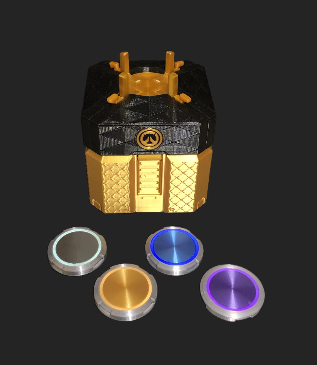 Overwatch Loot Box Pop-up Light-up Coins & Opening Hinged Lid - Etsy