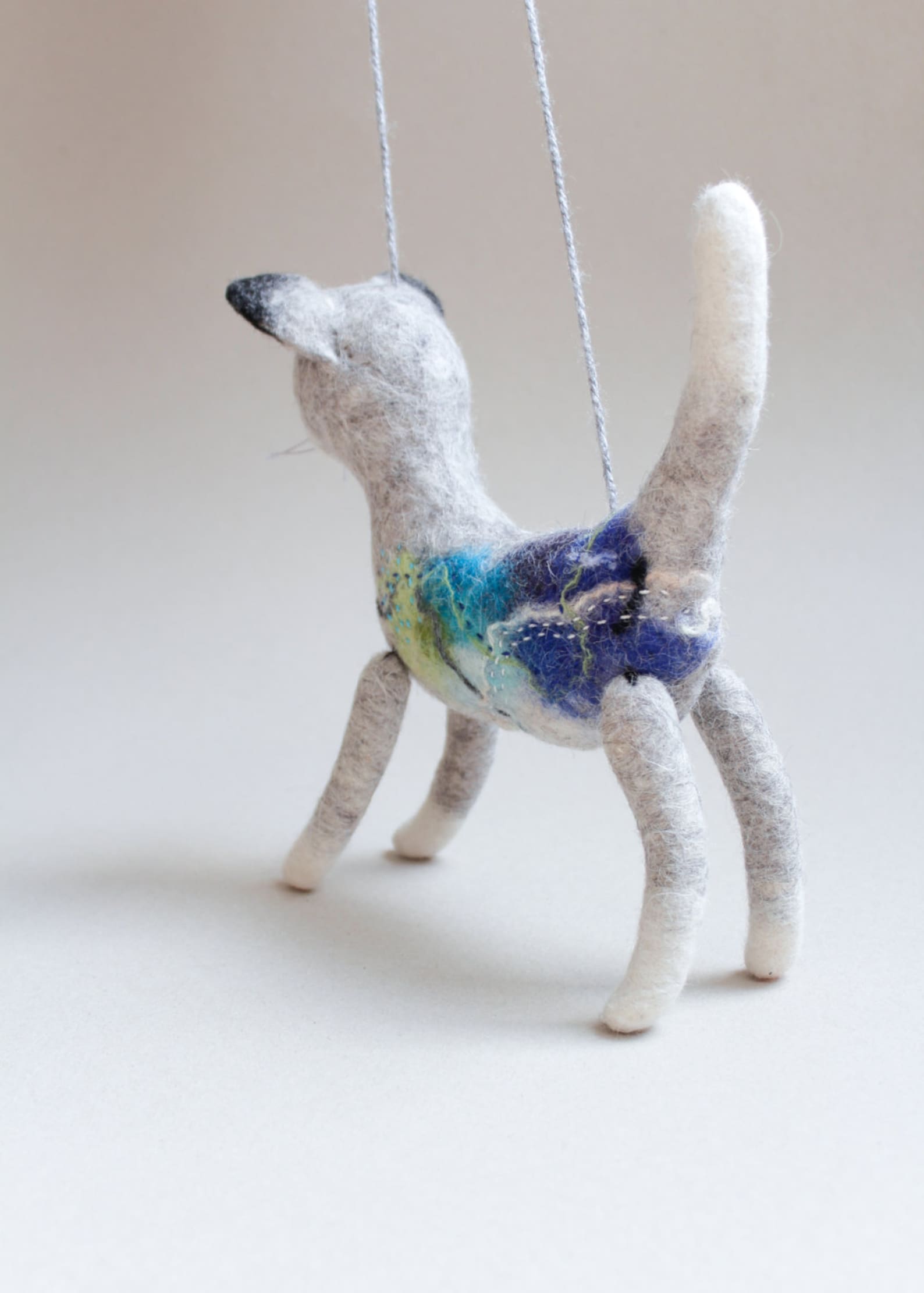 Marcell Felt Cat. Art Puppet Felted Toy Stuffed Toy Felt - Etsy