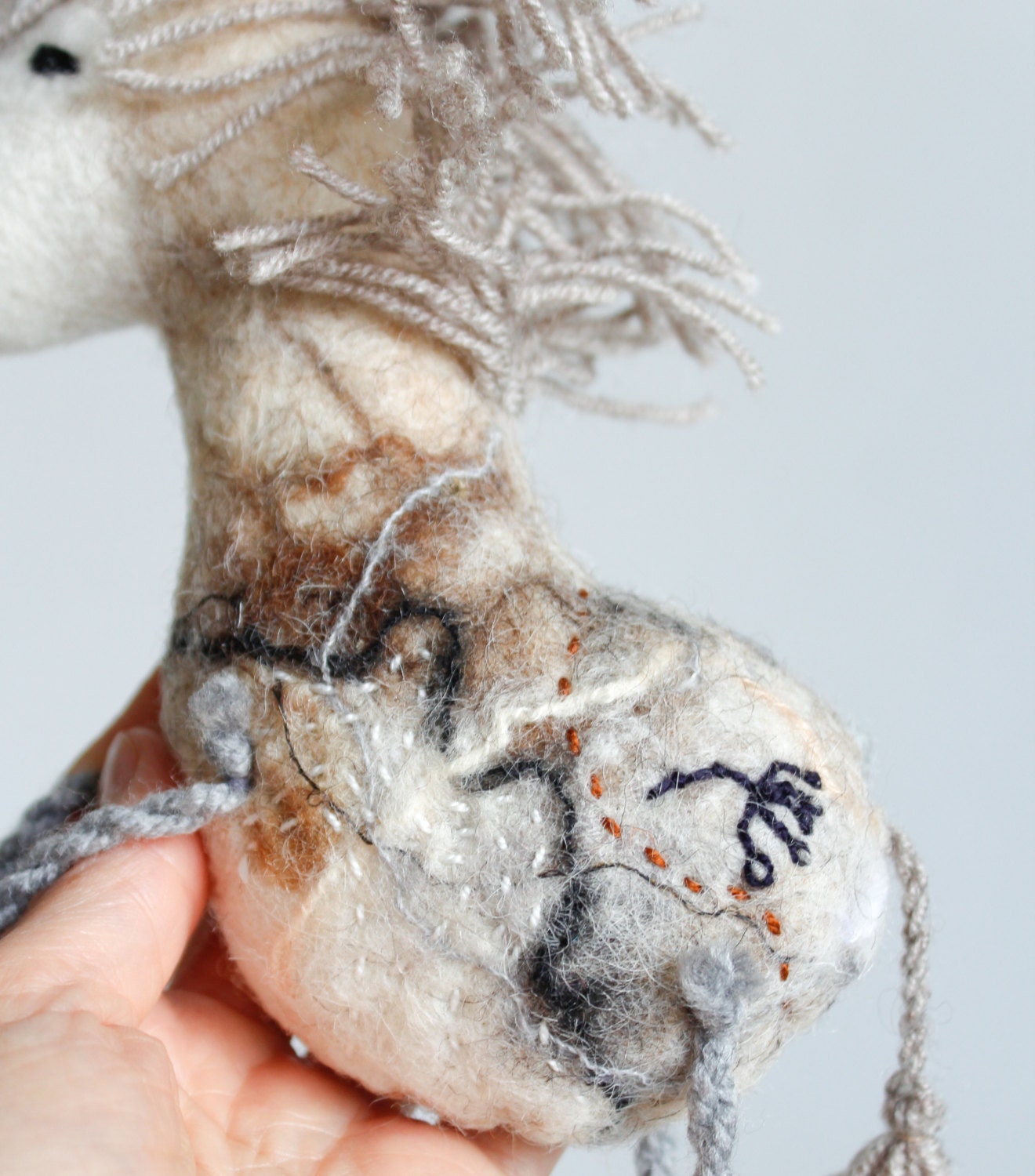 Greyson 100% Organic Toy Small Felt Donkey Felt Toy - Etsy