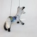 Felt Toy Silver Fox - Antuon, Art Toy Fox Plush Felted Fox Woodland ...