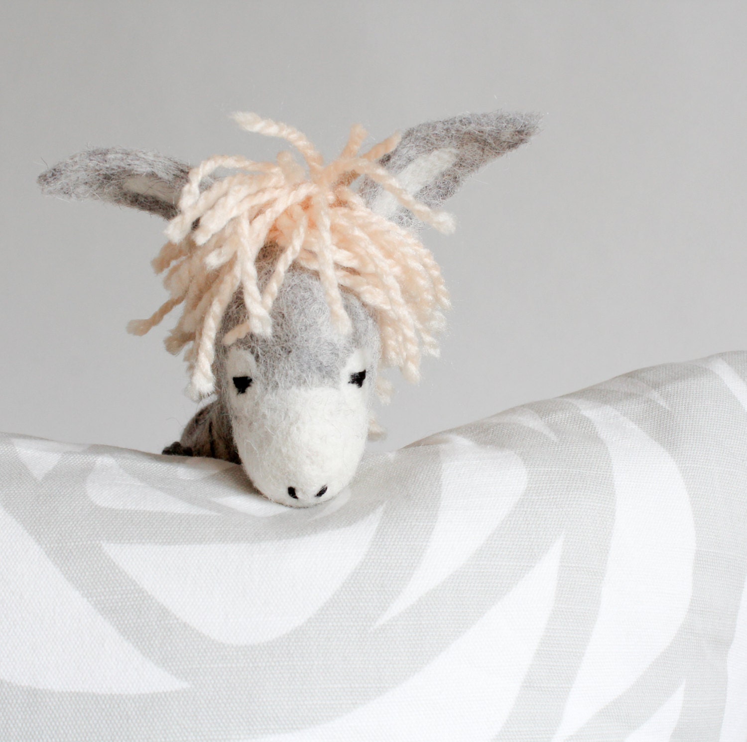 Felt Toy Donkey Lena . Gift for Kids Felted Toys - Etsy