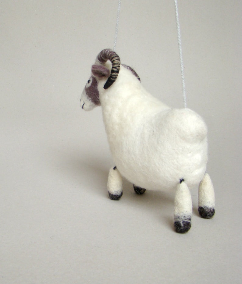 Felt Ram Richard. Felted Sheep Art Marionette Handmade - Etsy