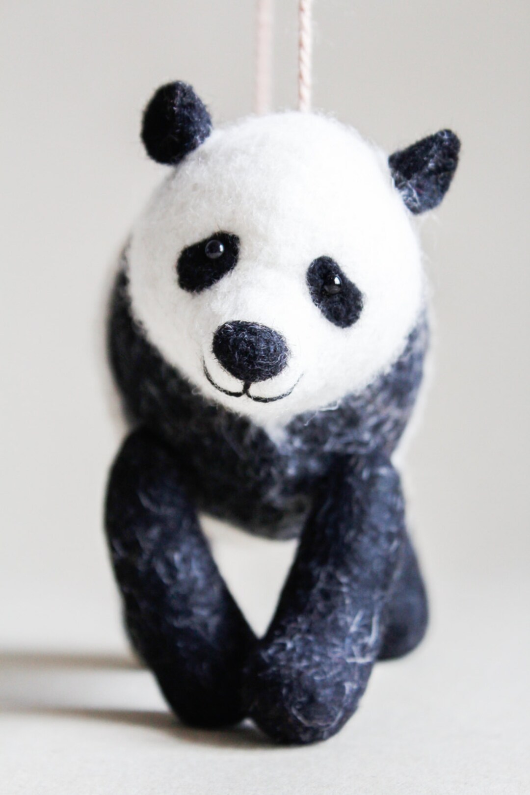 Felt Panda - Nuo. Art Toy, Felted Panda Stuffed Toy, Gift for Kids ...