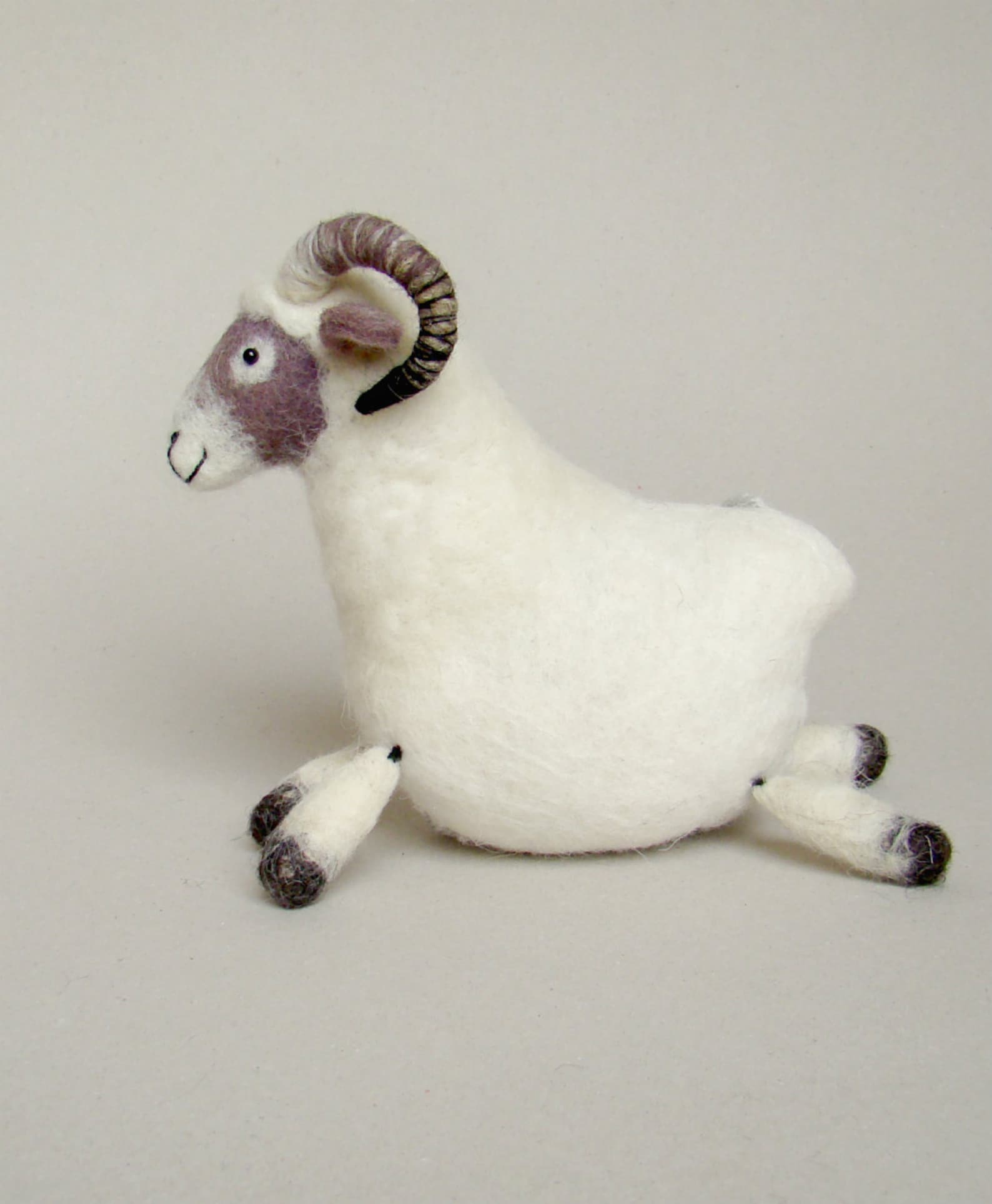 Felt Ram Richard. Felted Sheep Art Marionette Handmade - Etsy