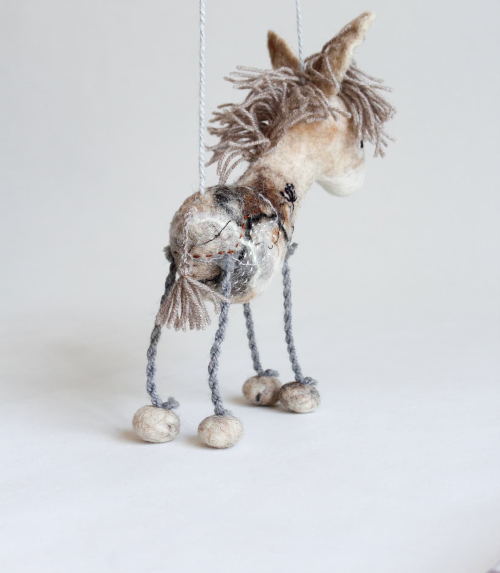 Greyson 100% Organic Toy Small Felt Donkey Felt Toy - Etsy