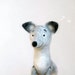 Felt Toy Silver Fox - Antuon, Art Toy Fox Plush Felted Fox Woodland ...