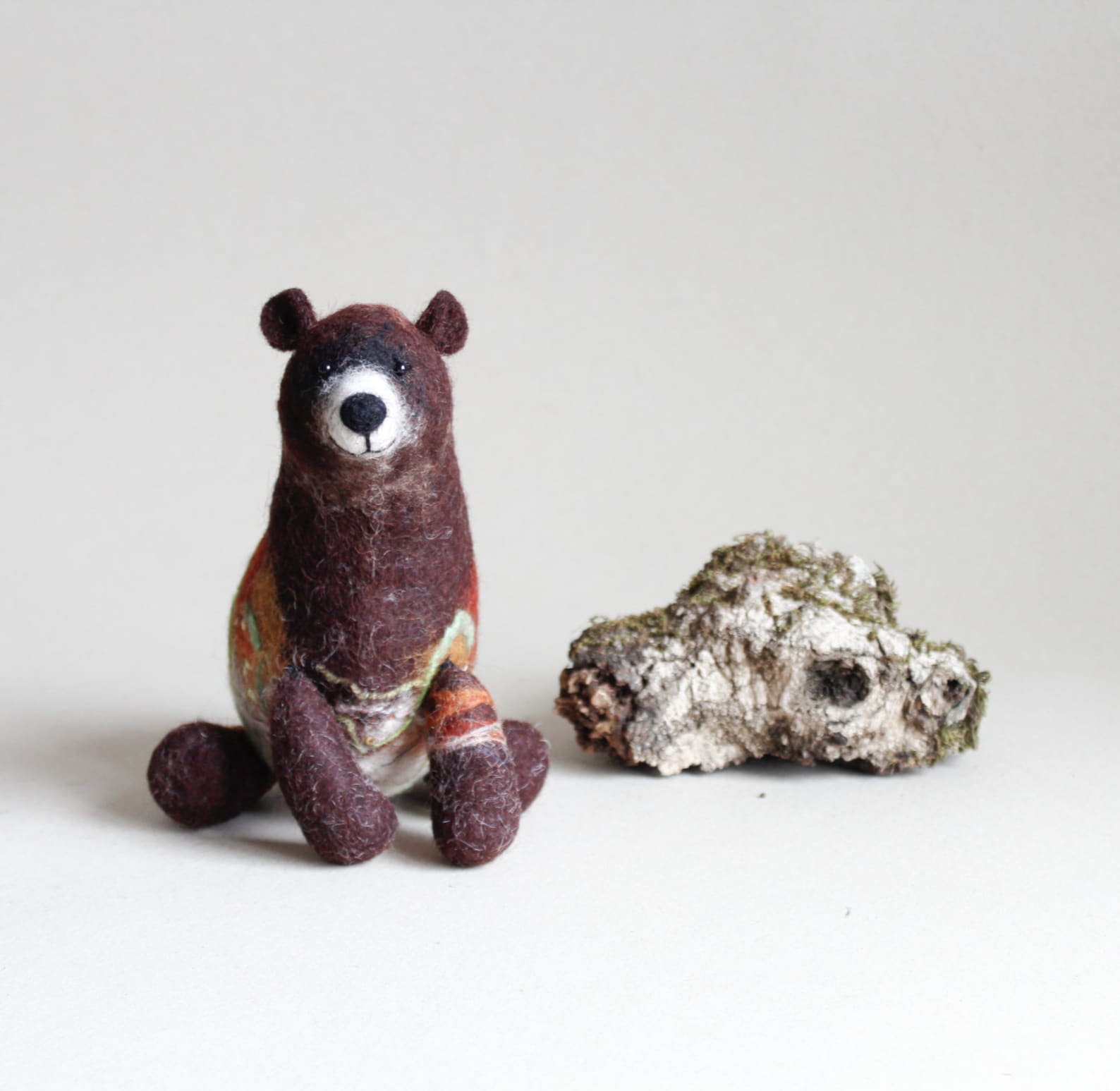 Felt Bear Grisha. Art Toy Puppet Grizzly Bear Kids Gift - Etsy Canada